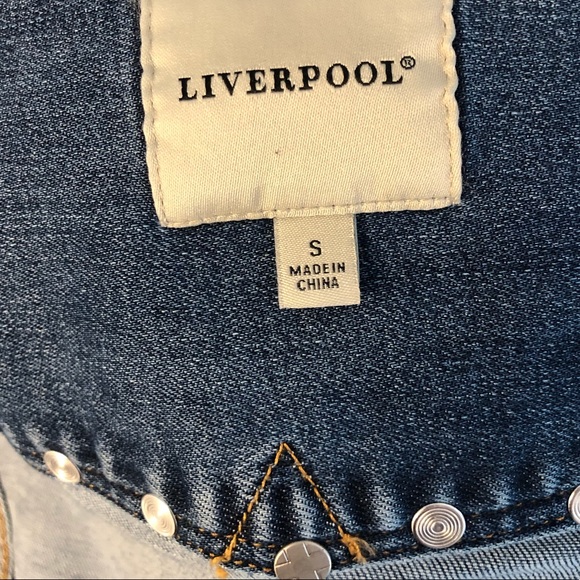Liverpool Jeans Company | Jackets & Coats | Liverpool Crop Raw Edge ...